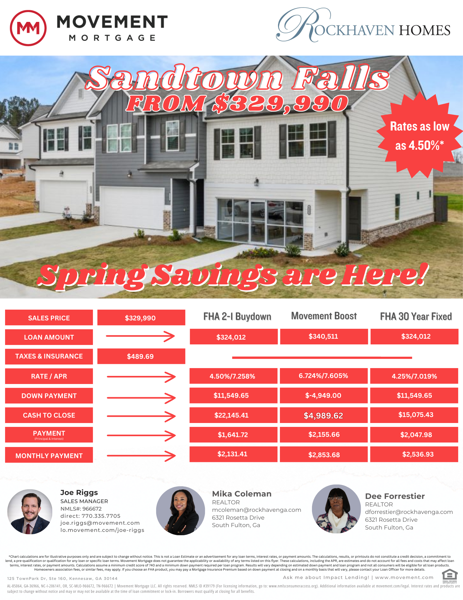 Sandtown Falls - Rockhaven Homes