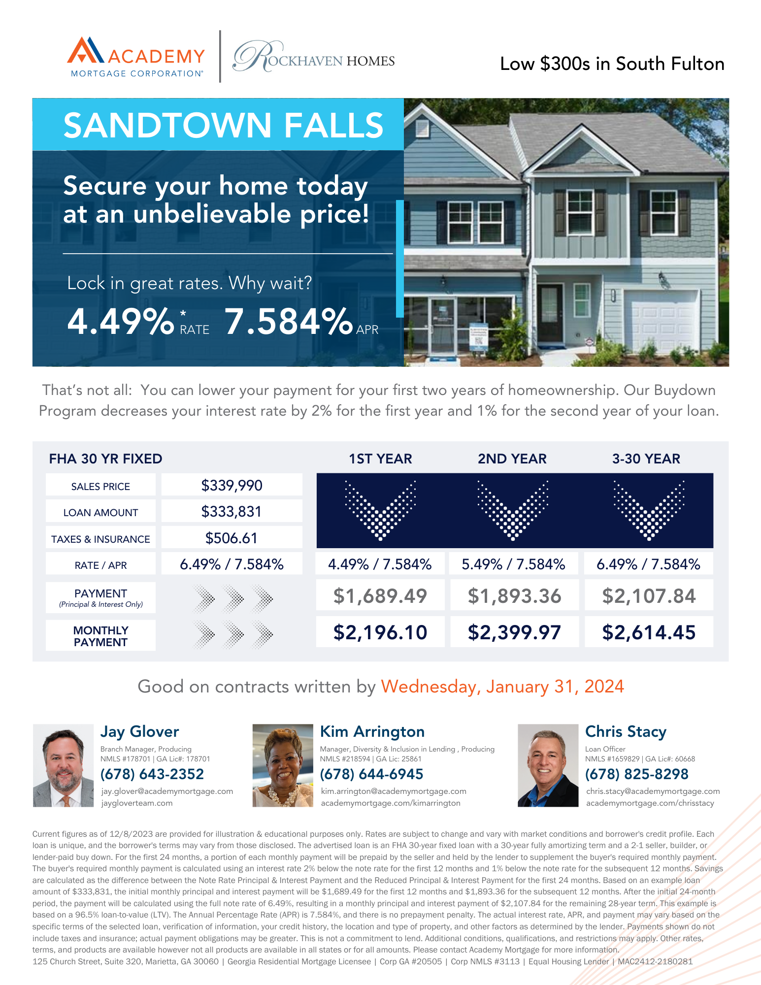 Sandtown Falls - Rockhaven Homes
